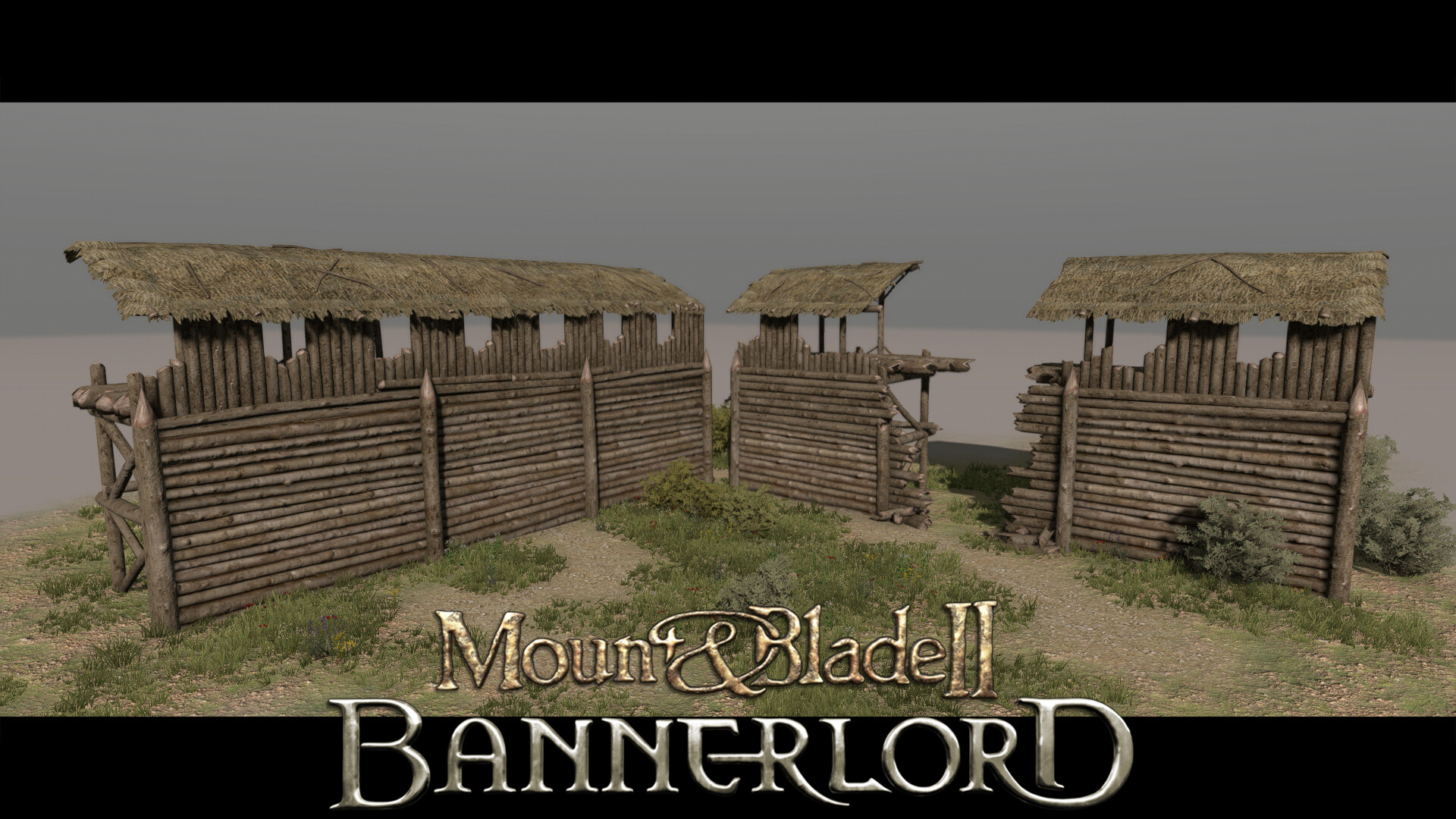 ArtStation - Mount & Blade II: Bannerlord - Battania Level 1 Wall Parts