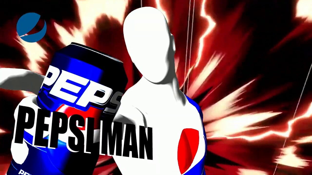 ArtStation - Pepsi-Man|Super Smash Bros. Victory Animation