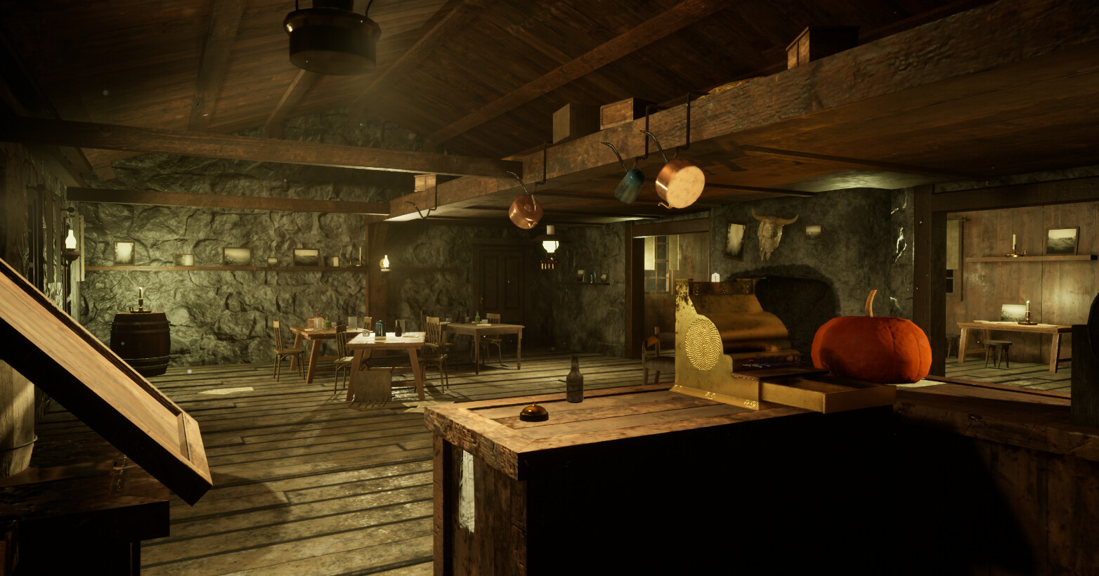 ArtStation - Environment Saloon Van Horn