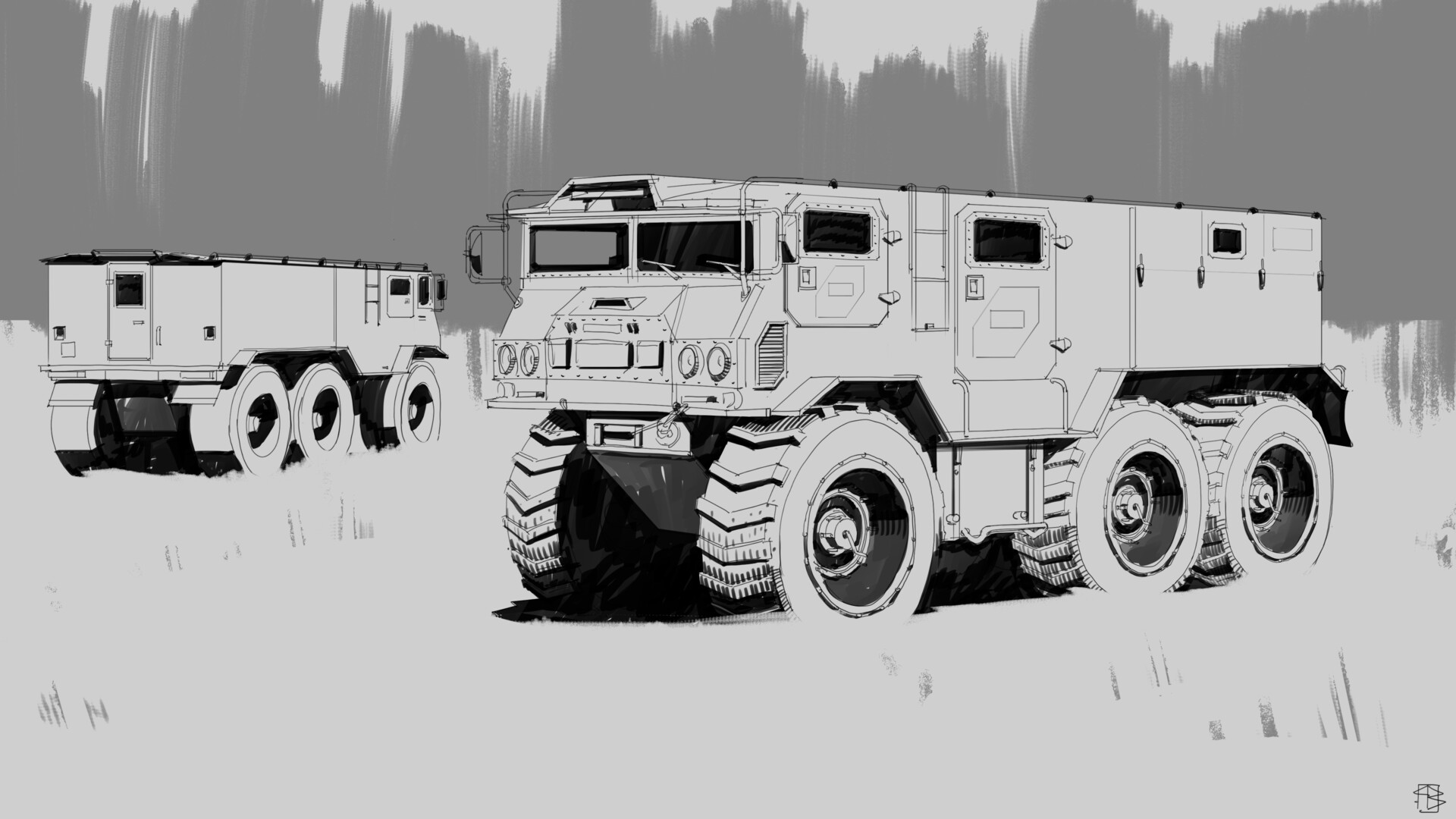 ArtStation - Arctic vehicle study