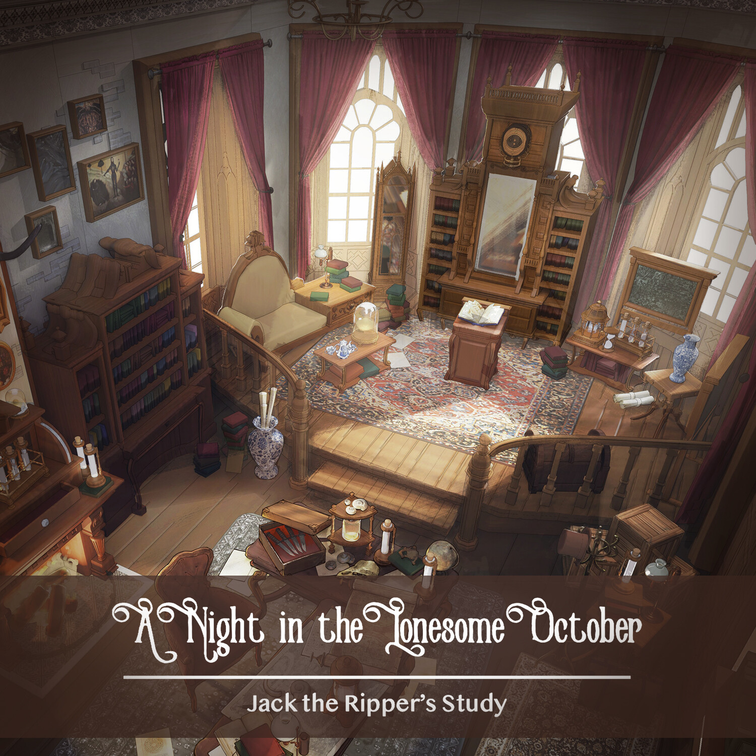 ArtStation - Jack the Ripper's Study