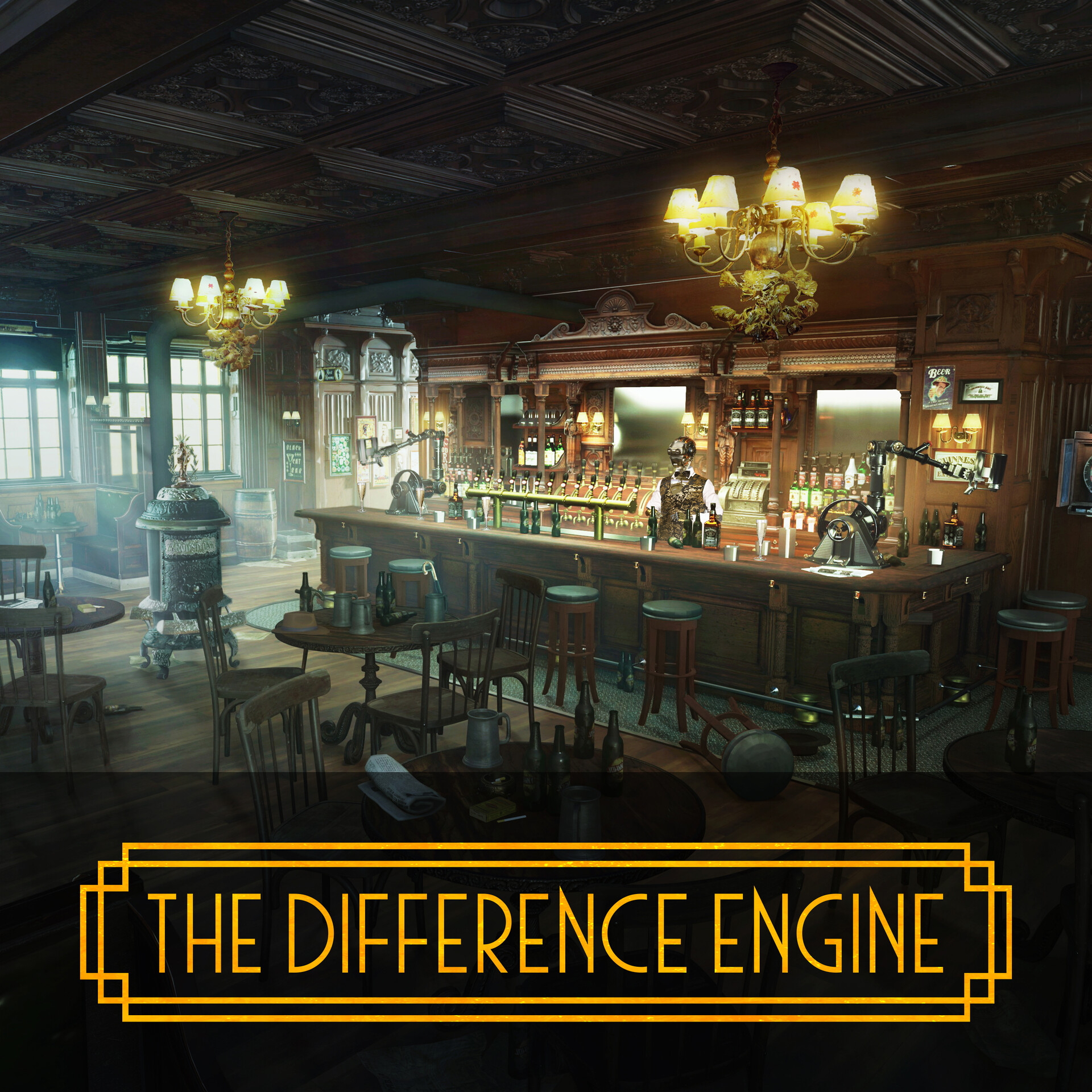ArtStation - The Difference Engine - McCullagh's Pub