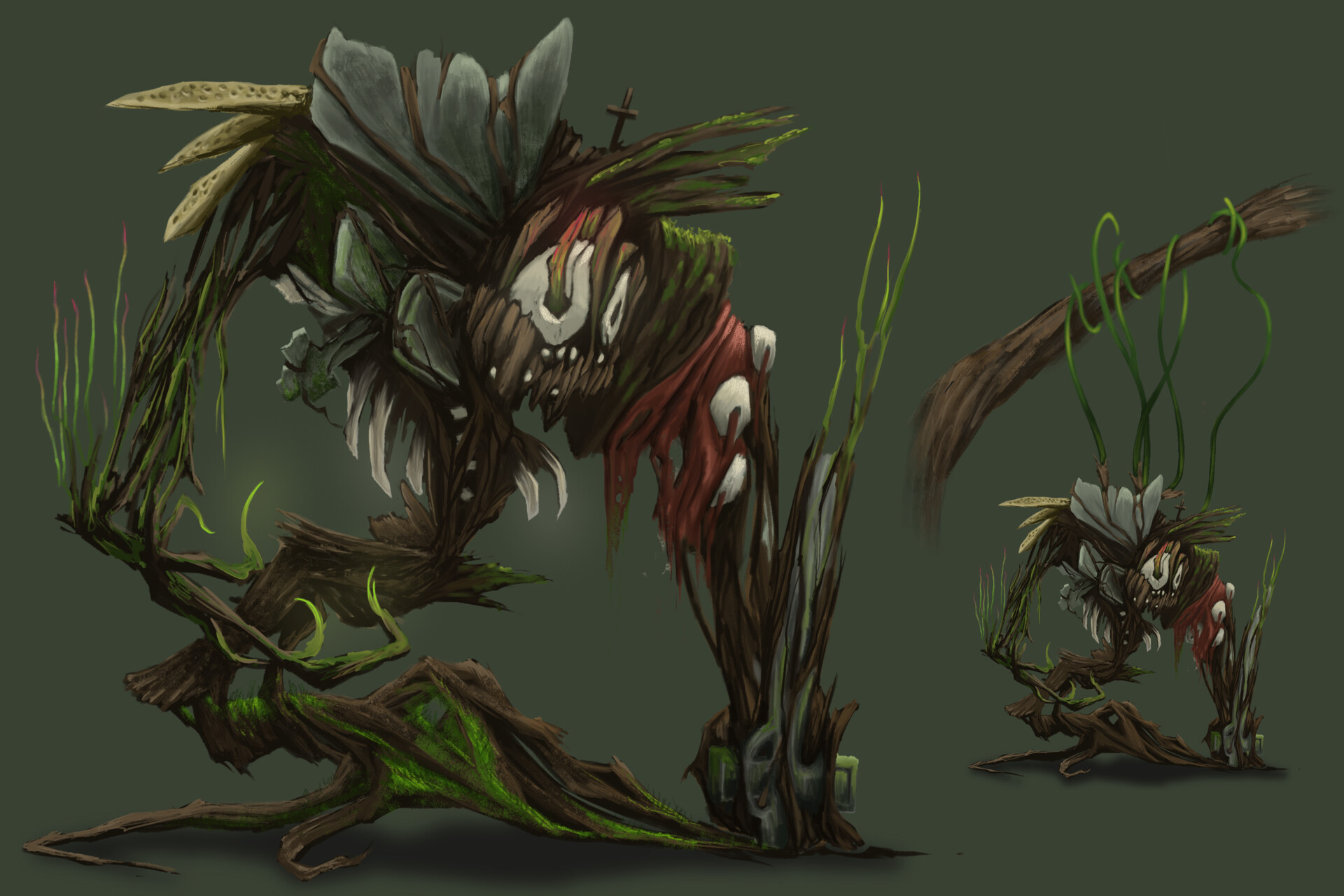 ArtStation - Boss Monster Project - Tangeled Abomination