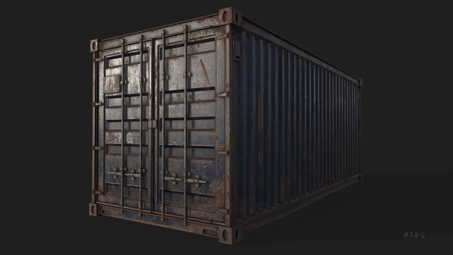 ArtStation - A rusty container