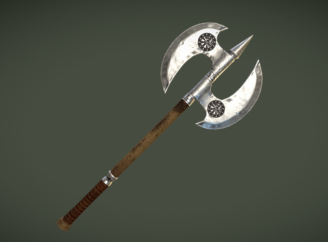 ArtStation - Weapon Axe 04 - Game Ready