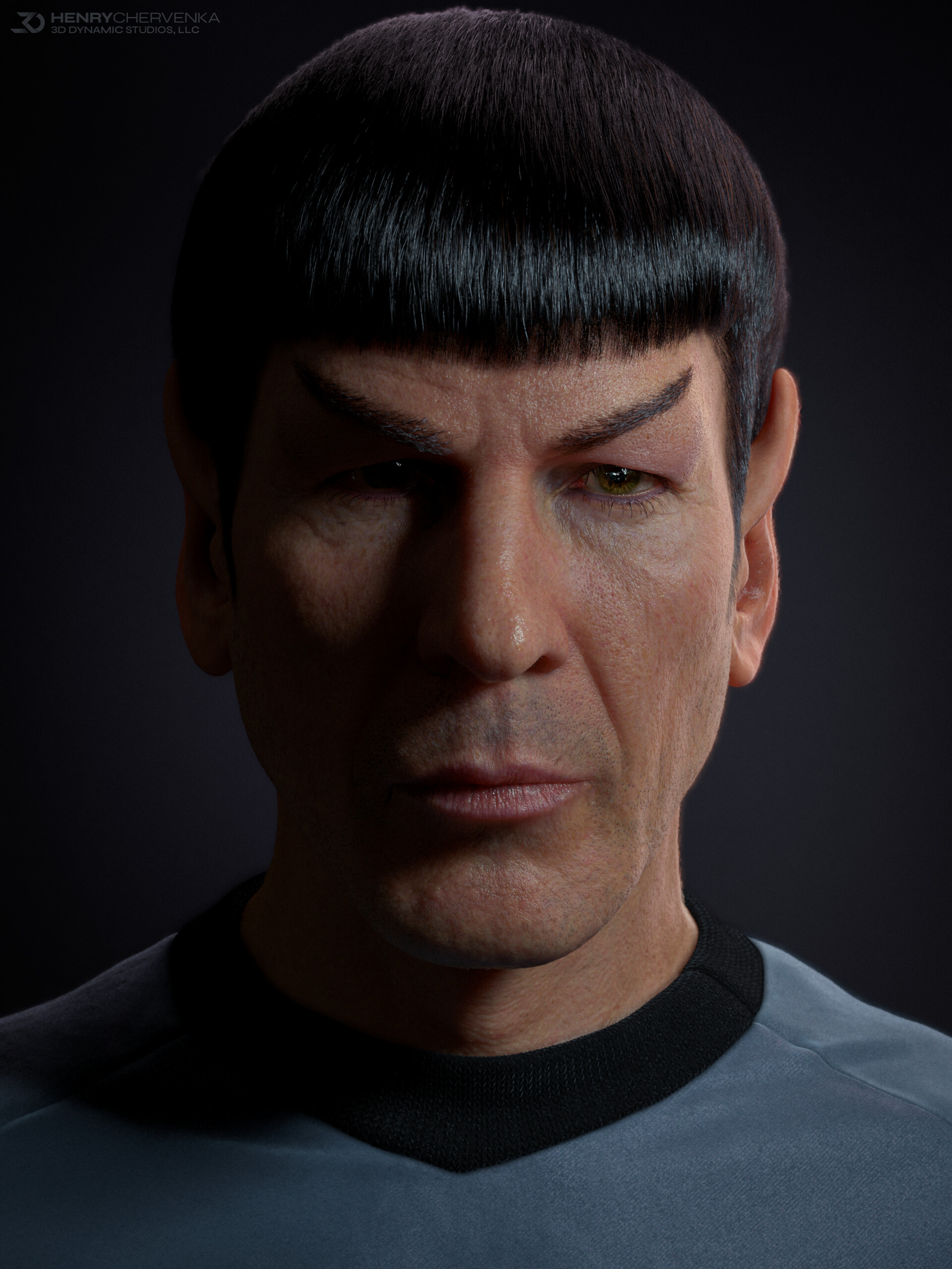ArtStation - Spock - Leonard Nimoy