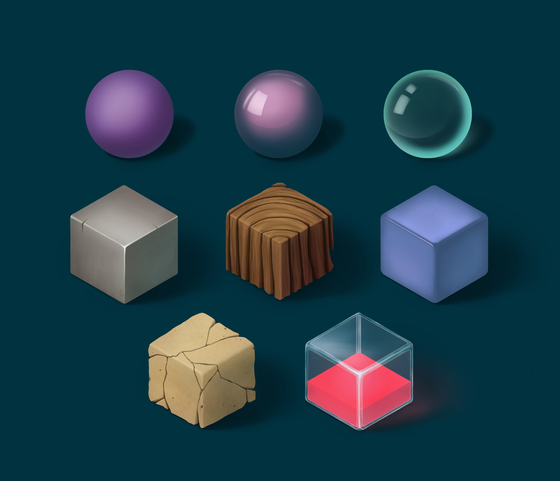 ArtStation - Textures of materials