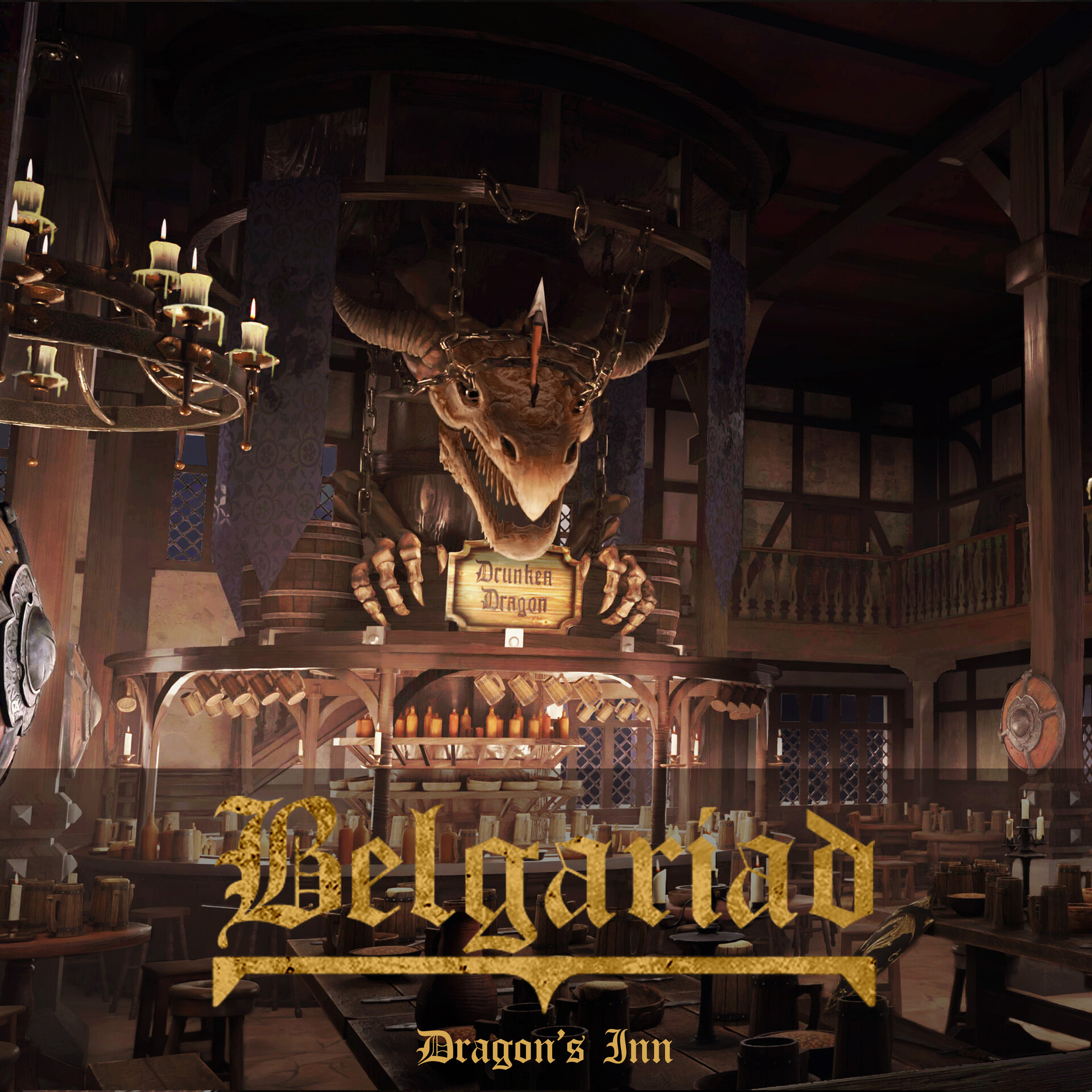 ArtStation - Belgariad - Dragon's Inn