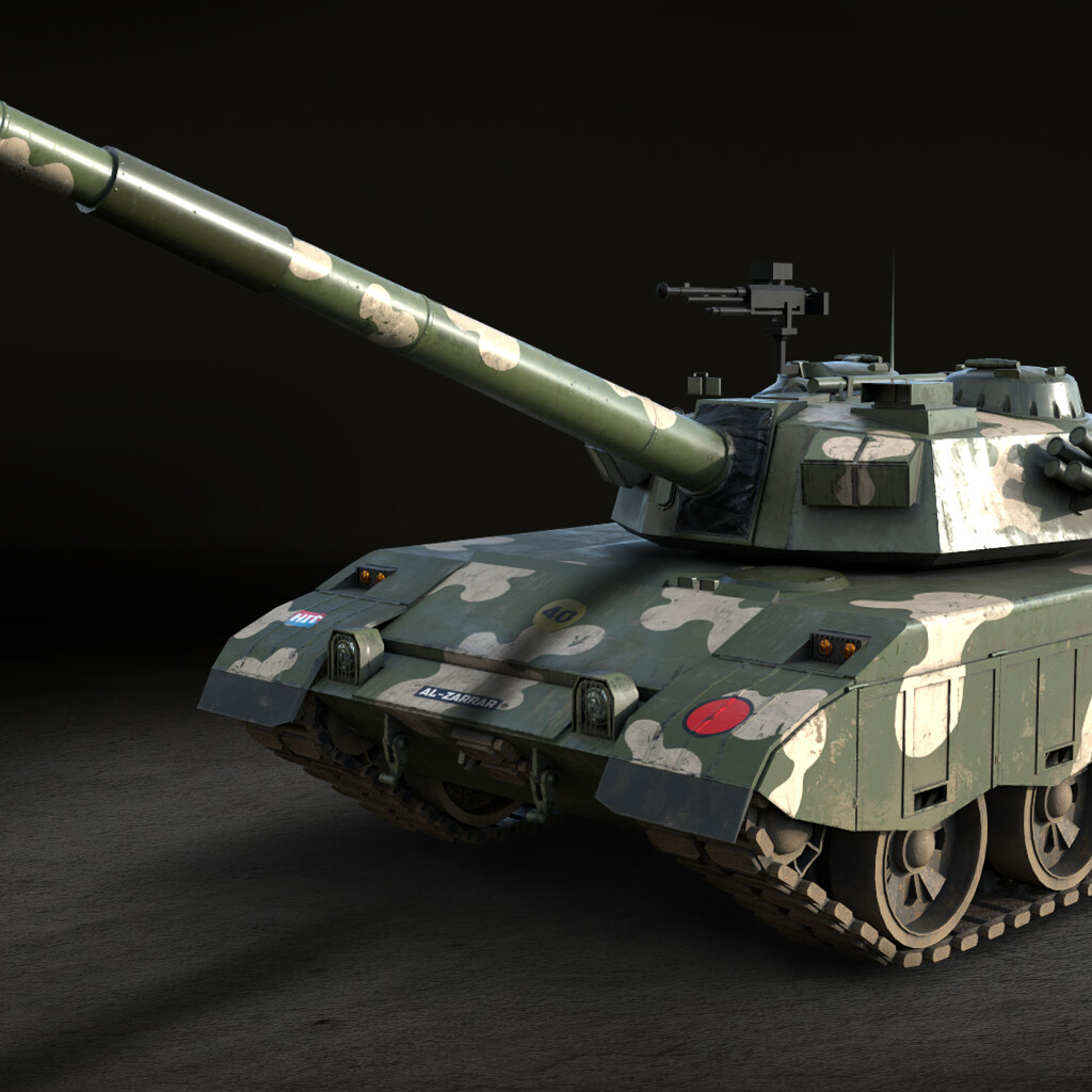 ArtStation - Al-zarrar Tank (Type 59 tank)