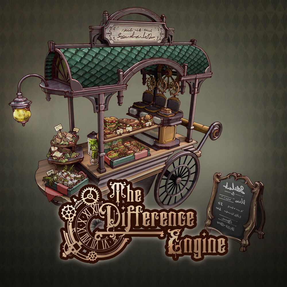 ArtStation - The Difference Engine - Sandwich Cart
