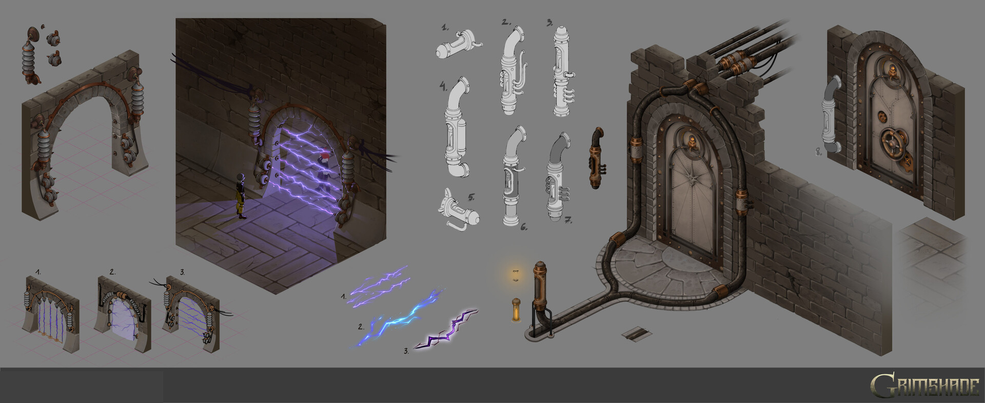 ArtStation - 2D isometric props