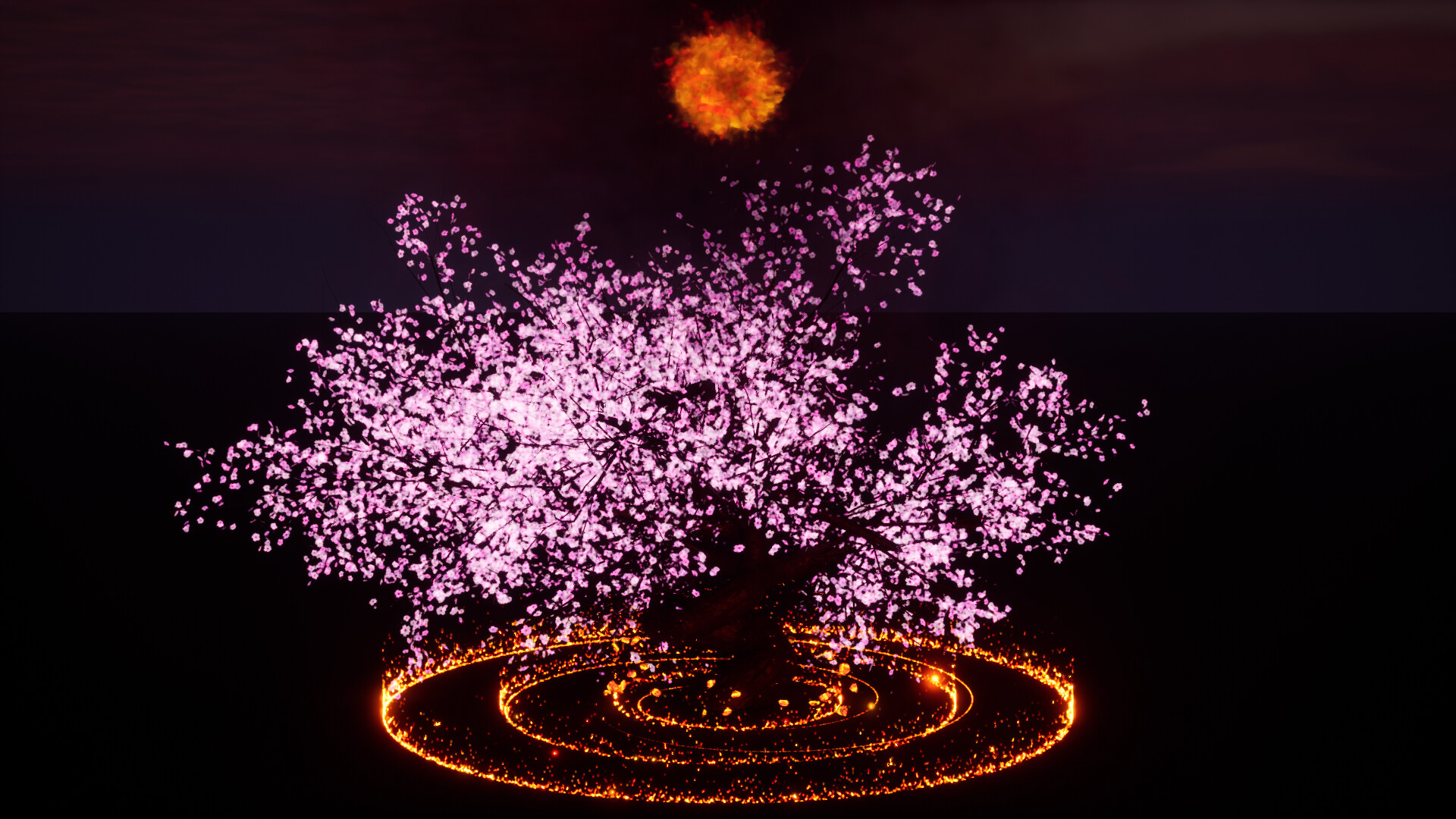 ArtStation - VFX - Reincarnate Spell D&D Druid Wildfire Circle