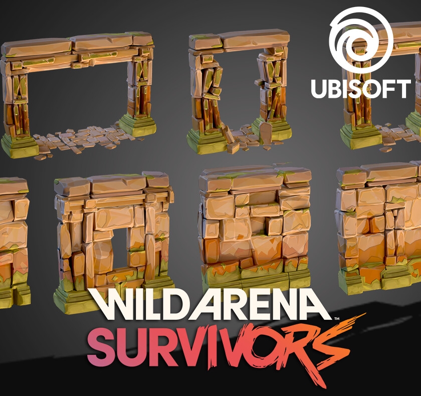ArtStation - Wild Arena Survivors - Modular Walls