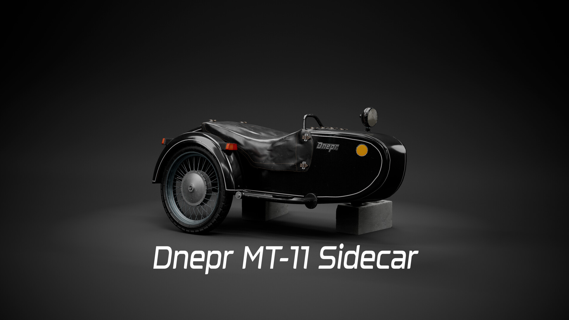ArtStation - Dnepr MT-11 Sidecar