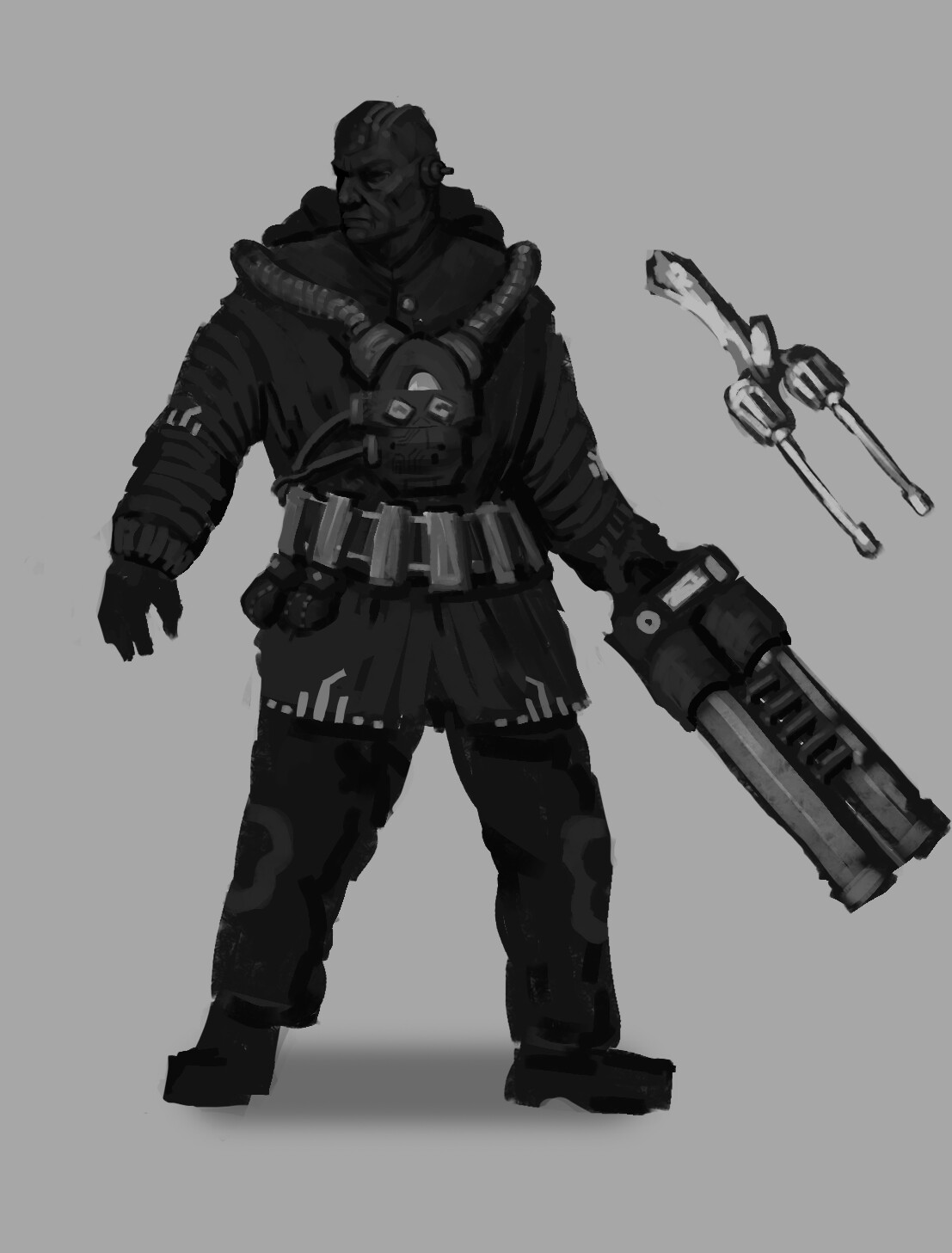 ArtStation - Astro Noir, Biomechnical soldiers