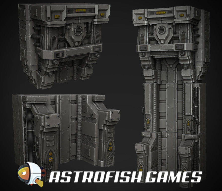 ArtStation - Diesel Punk Kit - AstrofishGames