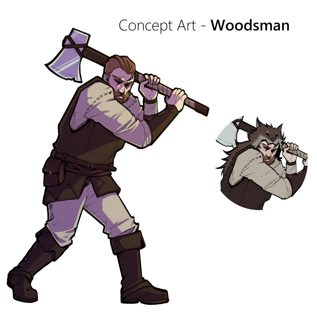 ArtStation - Concept art - Woodsman