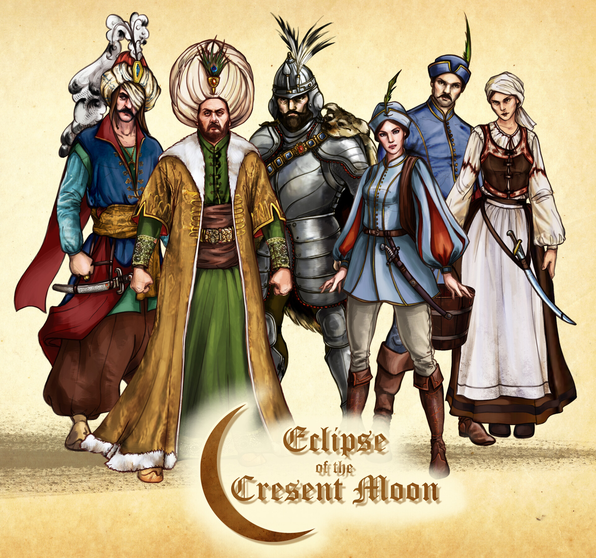 ArtStation - Eclipse of the Crescent Moon (Stars of Eger)