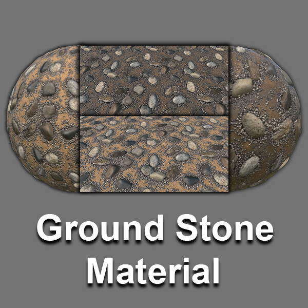 ArtStation - Ground Stone Material