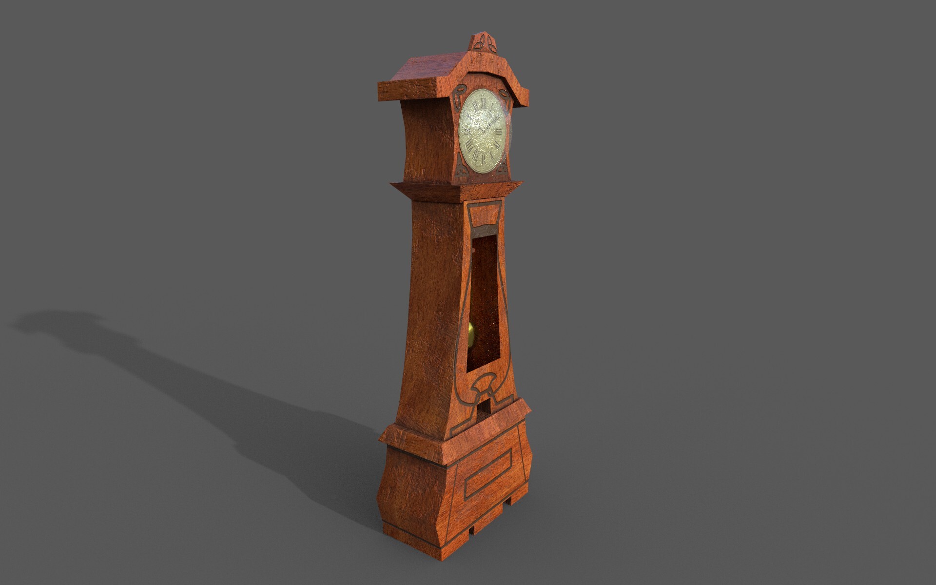 ArtStation - Grandfather Clock 3D Model and Texture