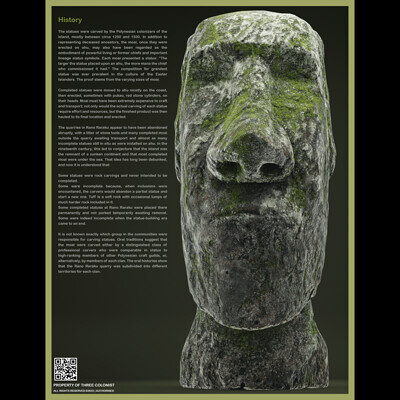 ArtStation - MOAI of Rapa Nui