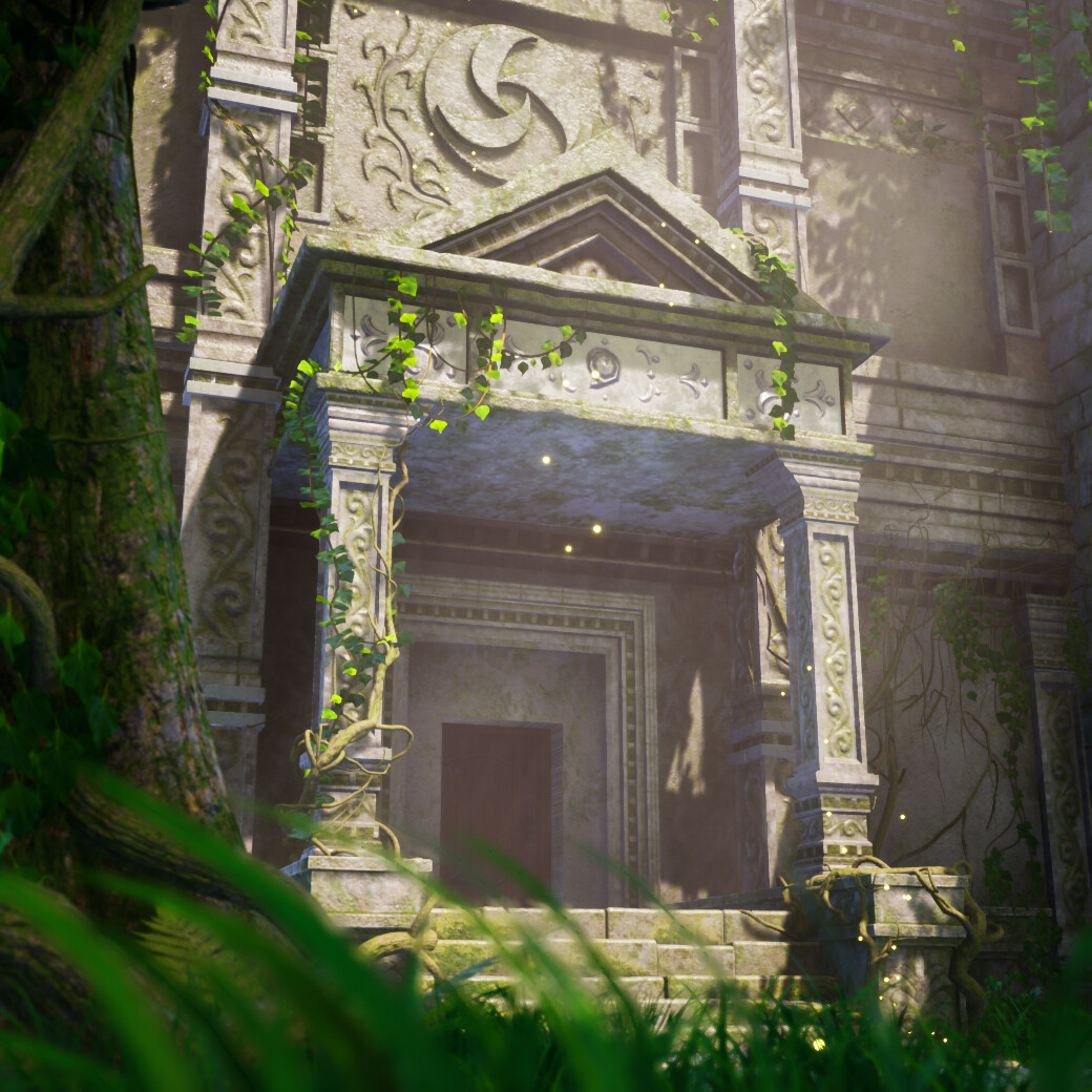 ArtStation - (WIP) Forest Temple