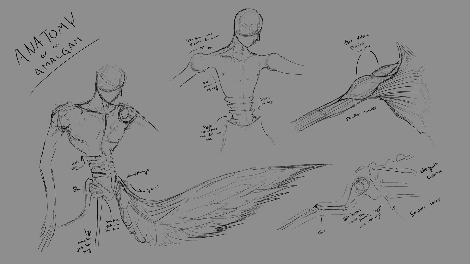 ArtStation - Concept Sketches of an Amalgam