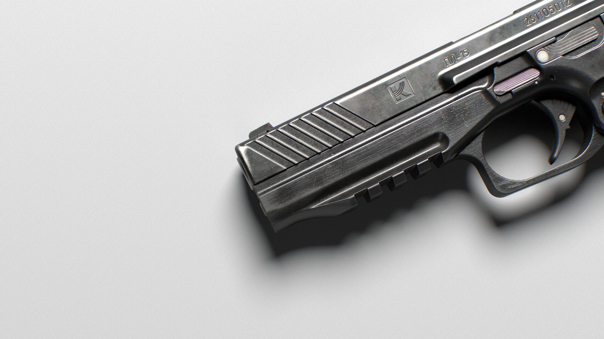 ArtStation - PL-14/15 (Lebedev pistol)