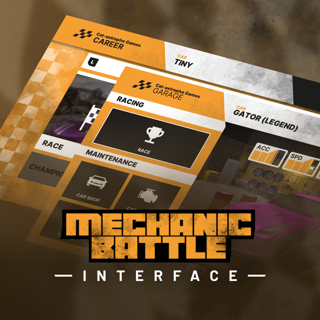 ArtStation - Mechanic Battle Interface