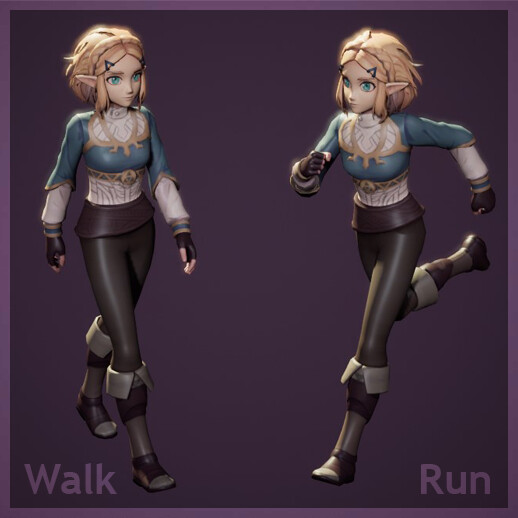 ArtStation - Female walk and run cycles