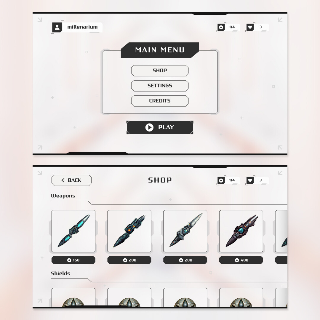 ArtStation - Last Mission | Game UI Design