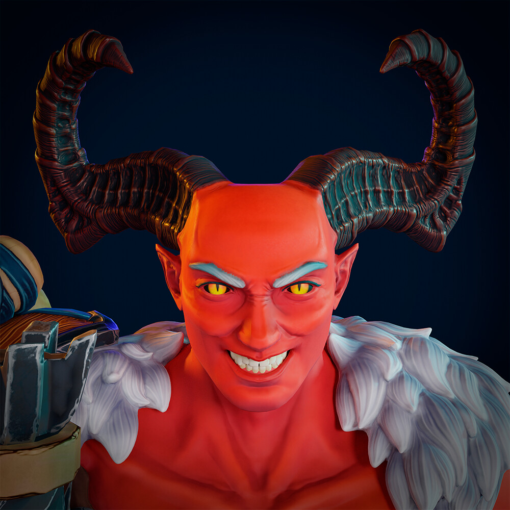 ArtStation - Northern DemonWarrior