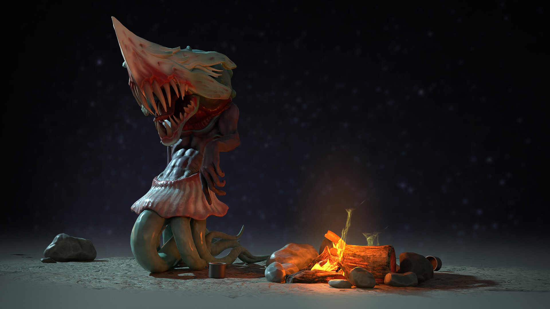 ArtStation - Deep One - Chopper