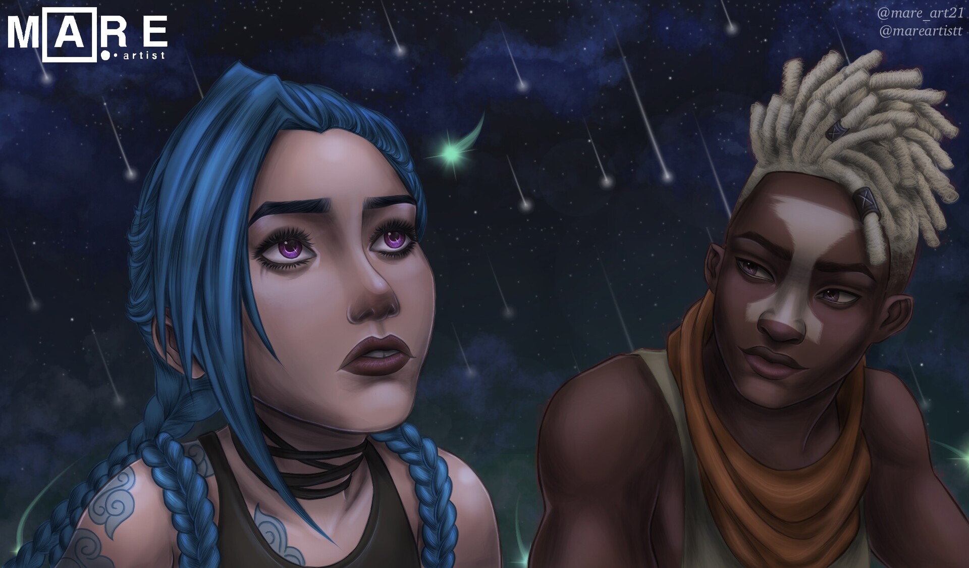 ArtStation - Jinx & Ekko | Arcane