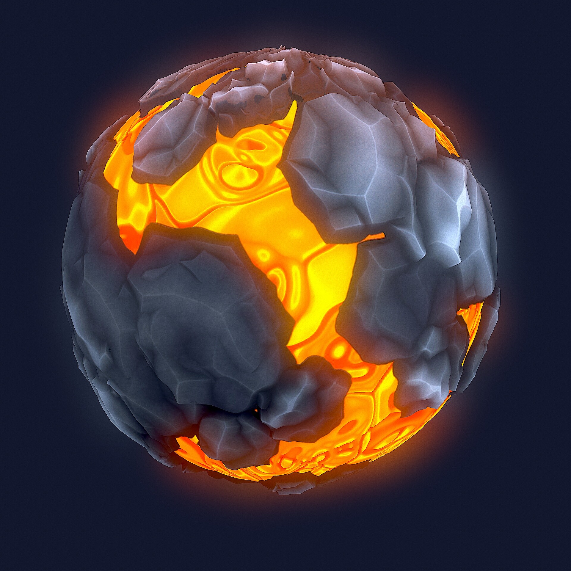 ArtStation - Stylized Lava