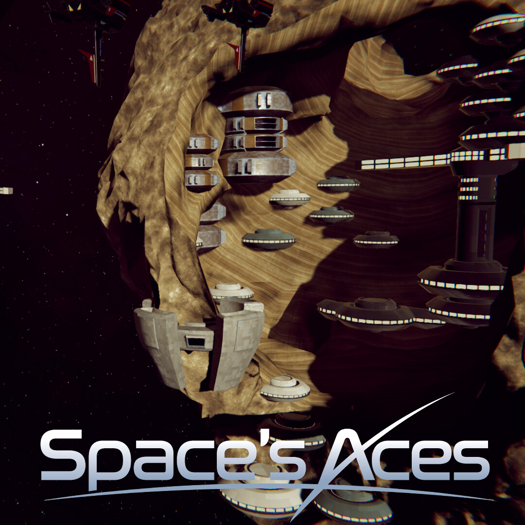 ArtStation - Asteroid Mine Environment - Space's Aces Game