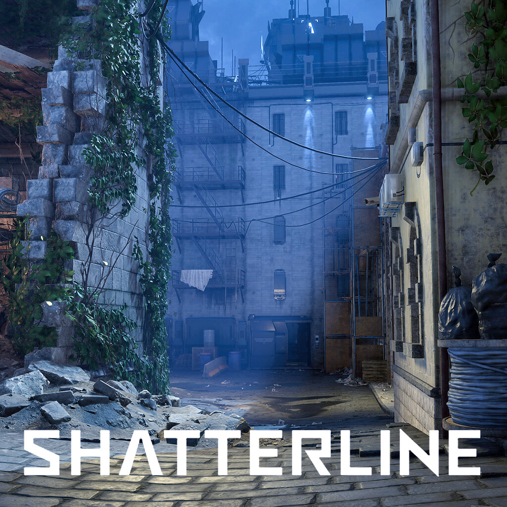 ArtStation - Shatterline - Nisida map