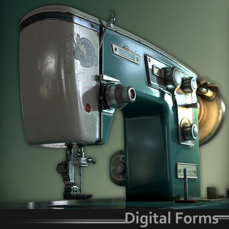 Digital Forms Your External Art Development Team - Sewing machine
