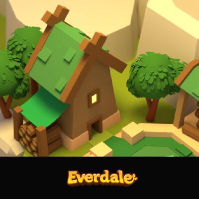 ArtStation - 3D buildings for Everdale
