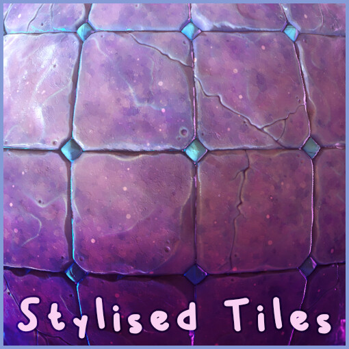 ArtStation - Stylised Tile Material
