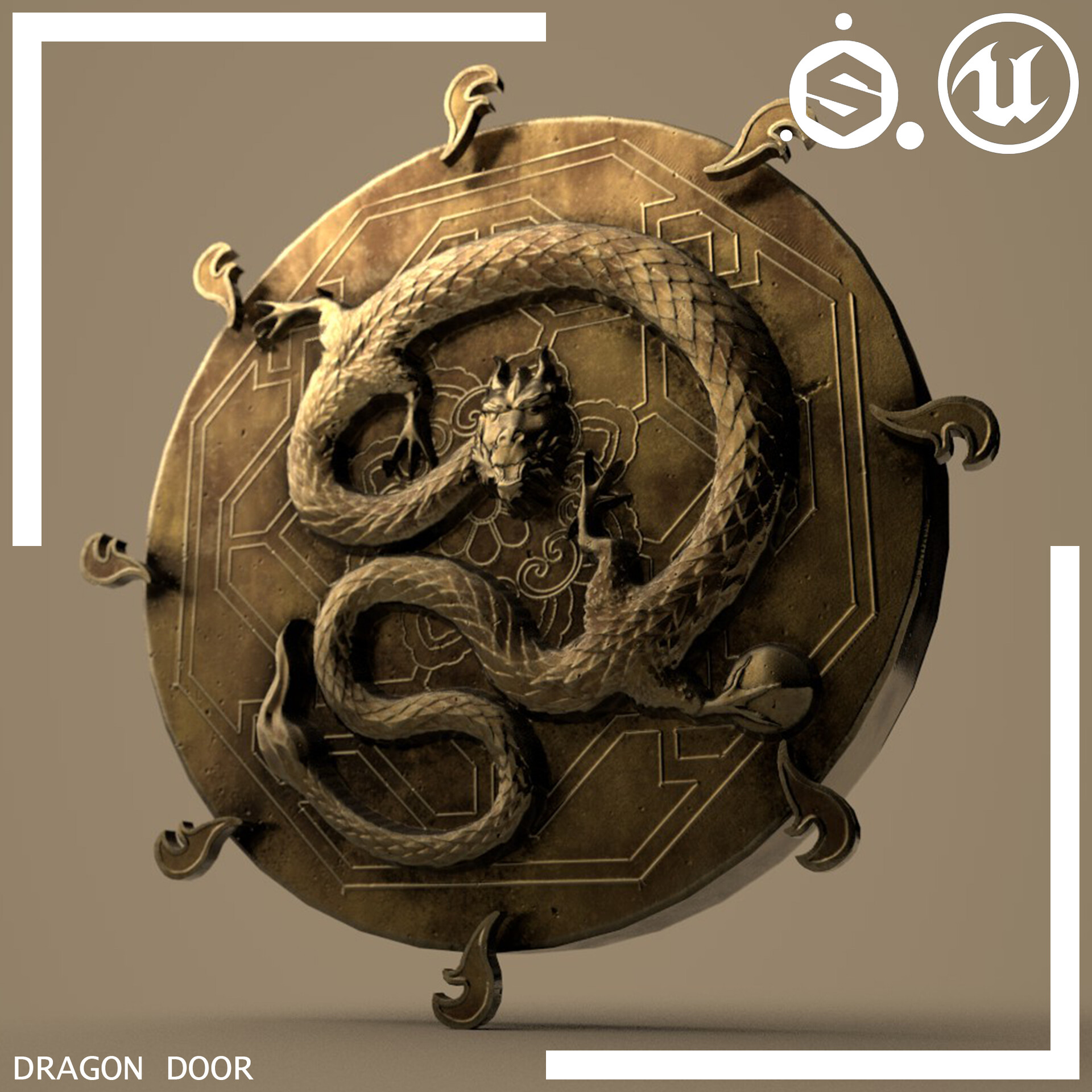 ArtStation - Dragon Door - Hui Xin Temple