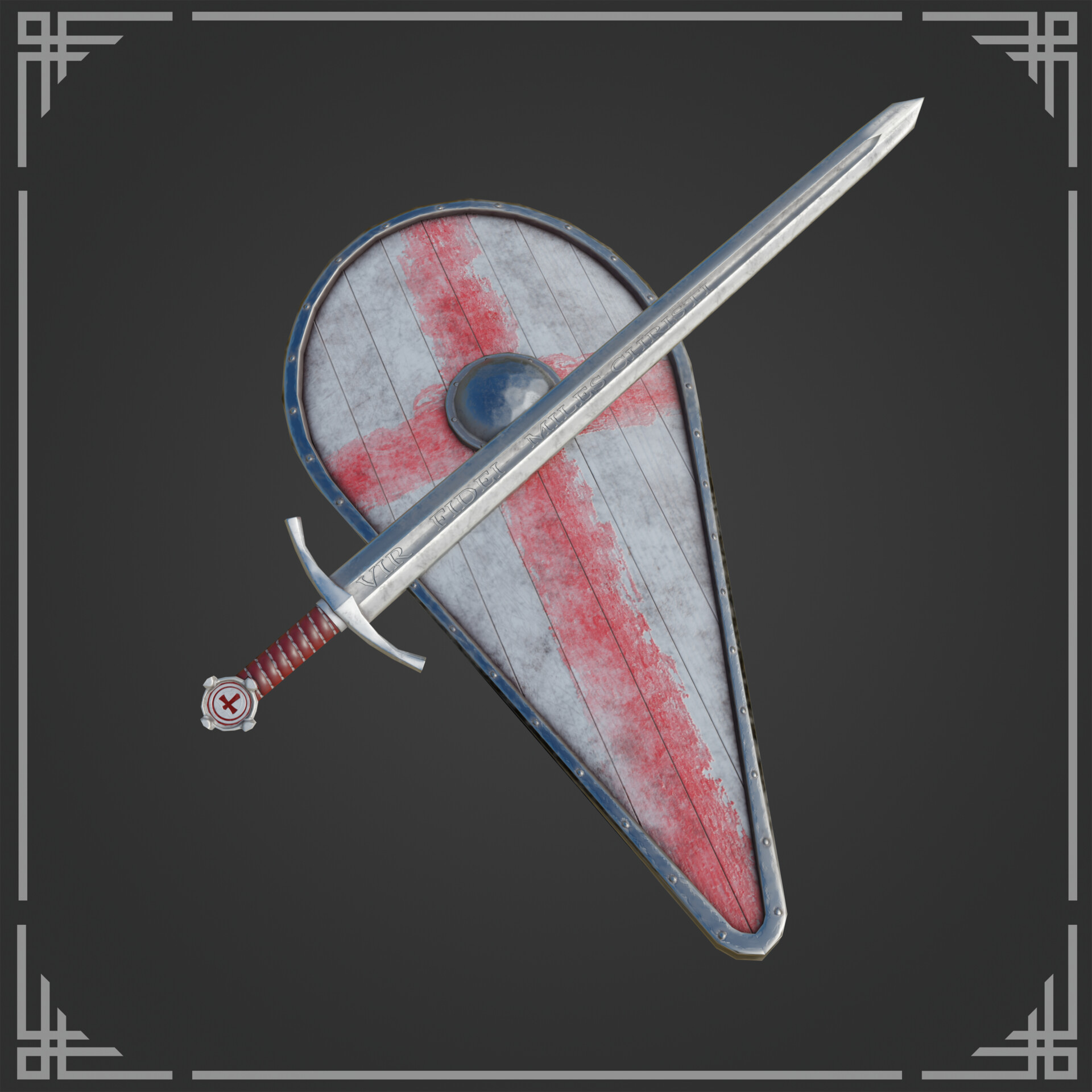 ArtStation - Shield and Sword