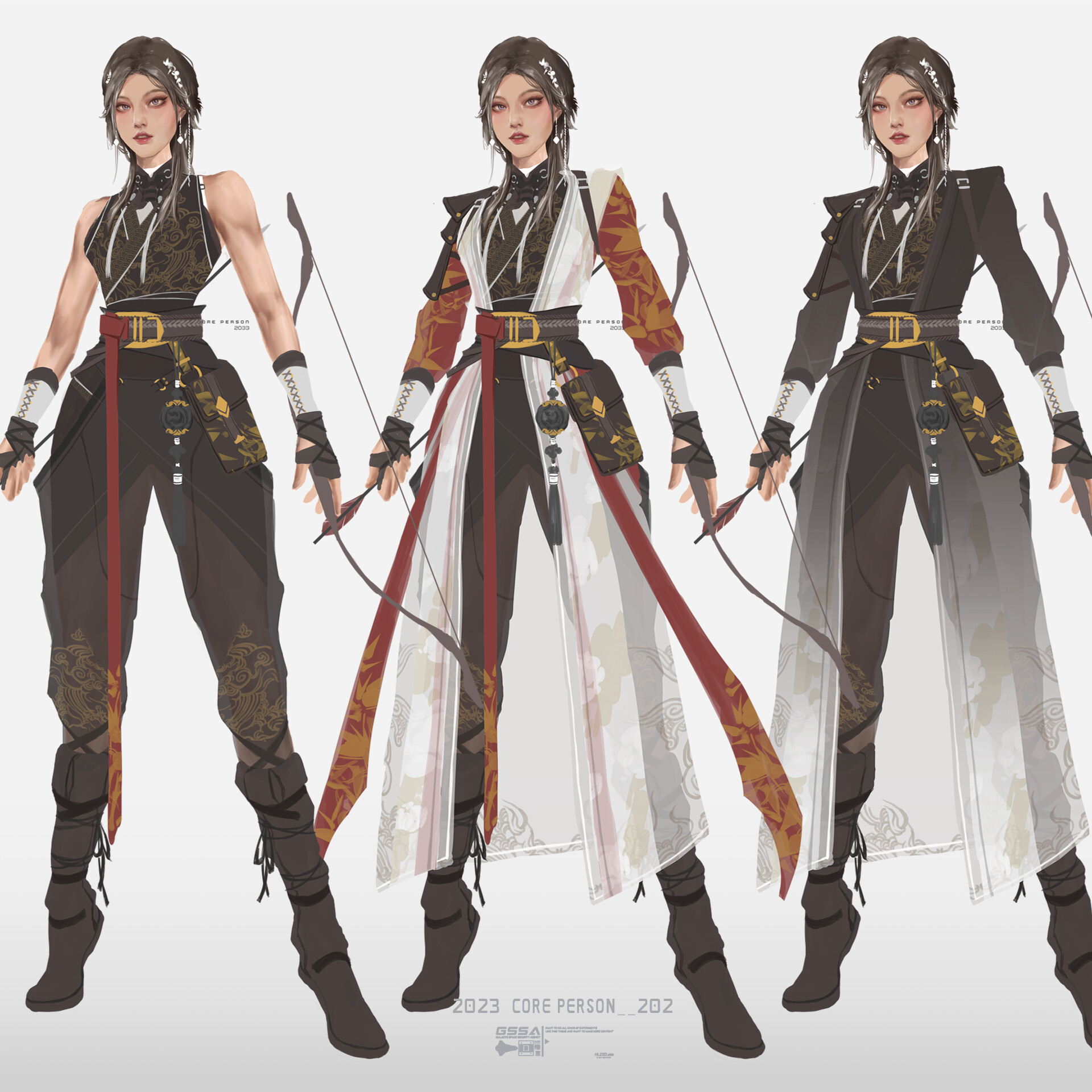 ArtStation - Retro futuristic fashion character experiment