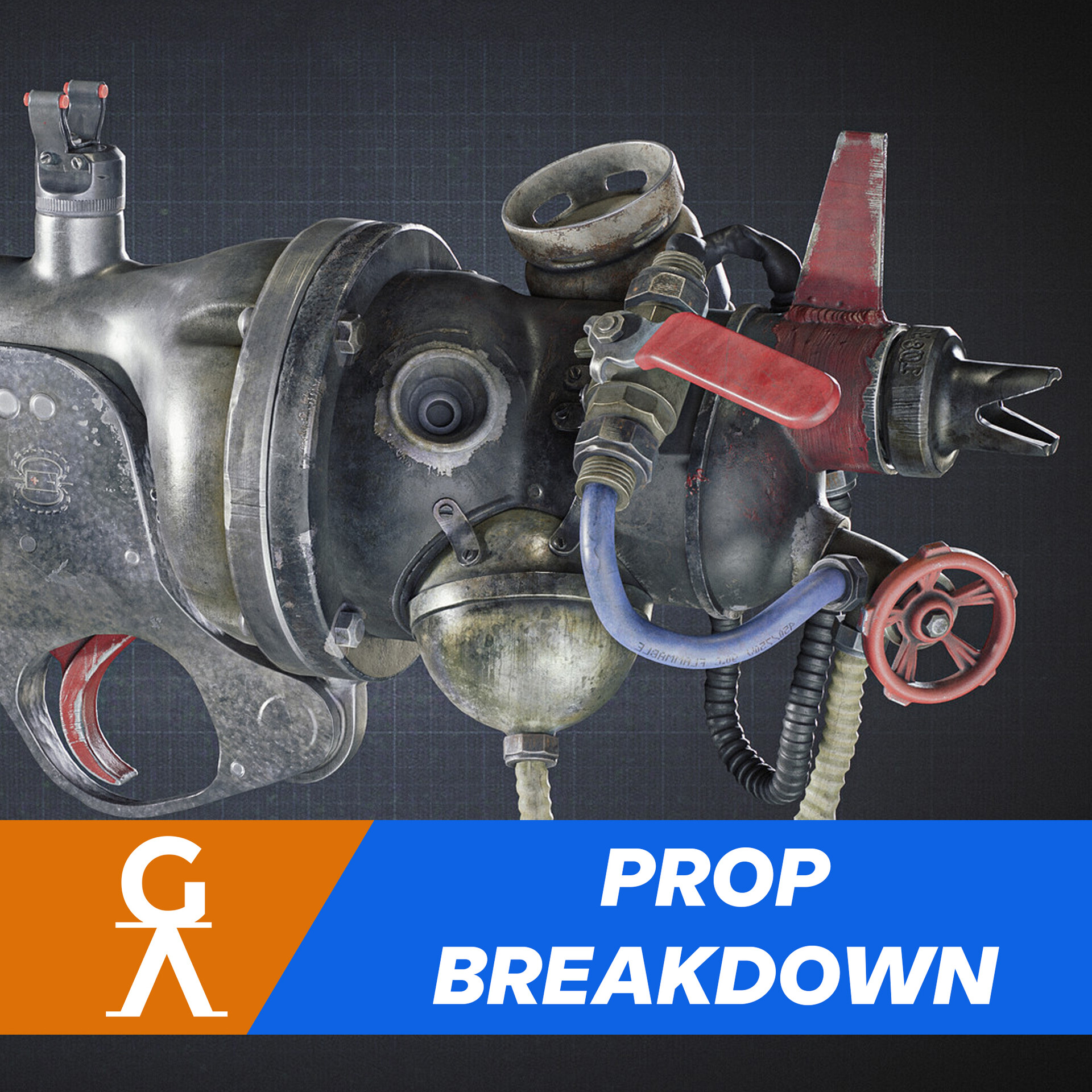 ArtStation - Charger Pistol - Prop Breakdown - Gaston Welisch