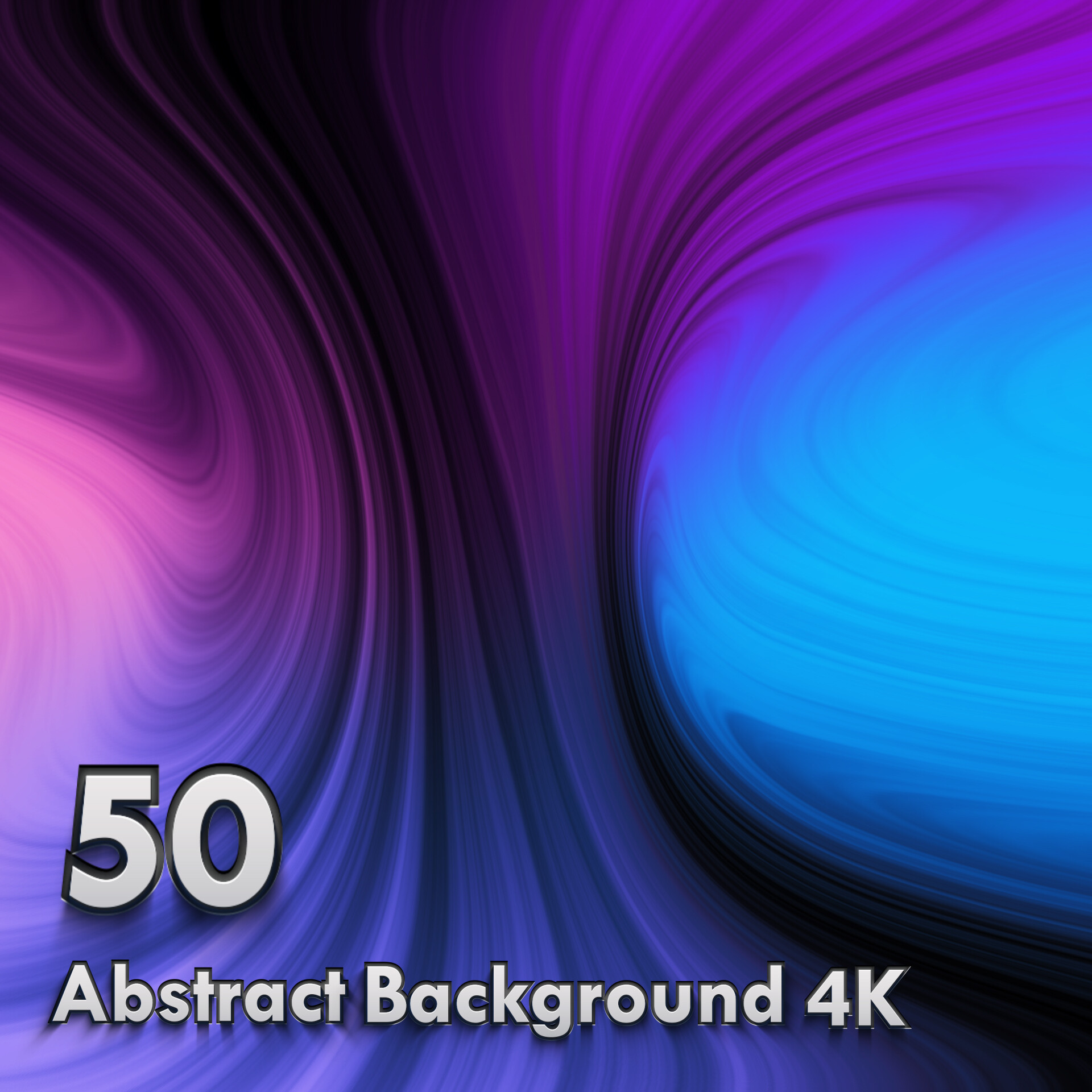 infinity vision - 50 abstract colorful background in 4K