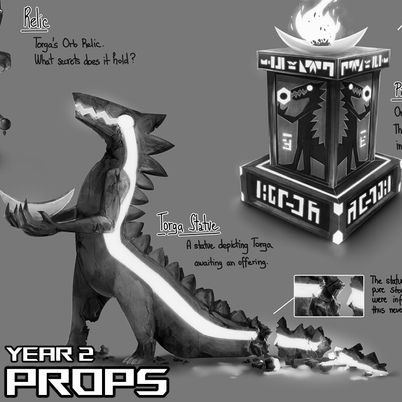 ArtStation - Props // Prop Concept Art, Year 2