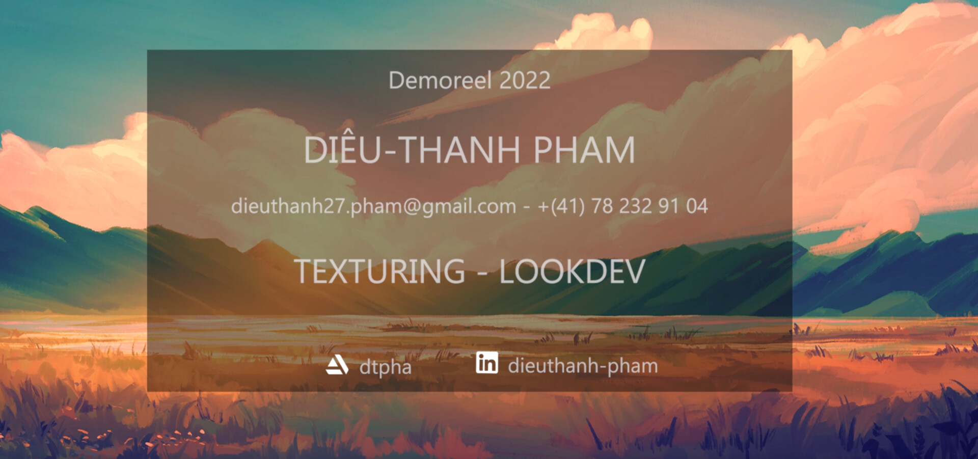 ArtStation - Demo Reel 2022 - Texturing, LookDev