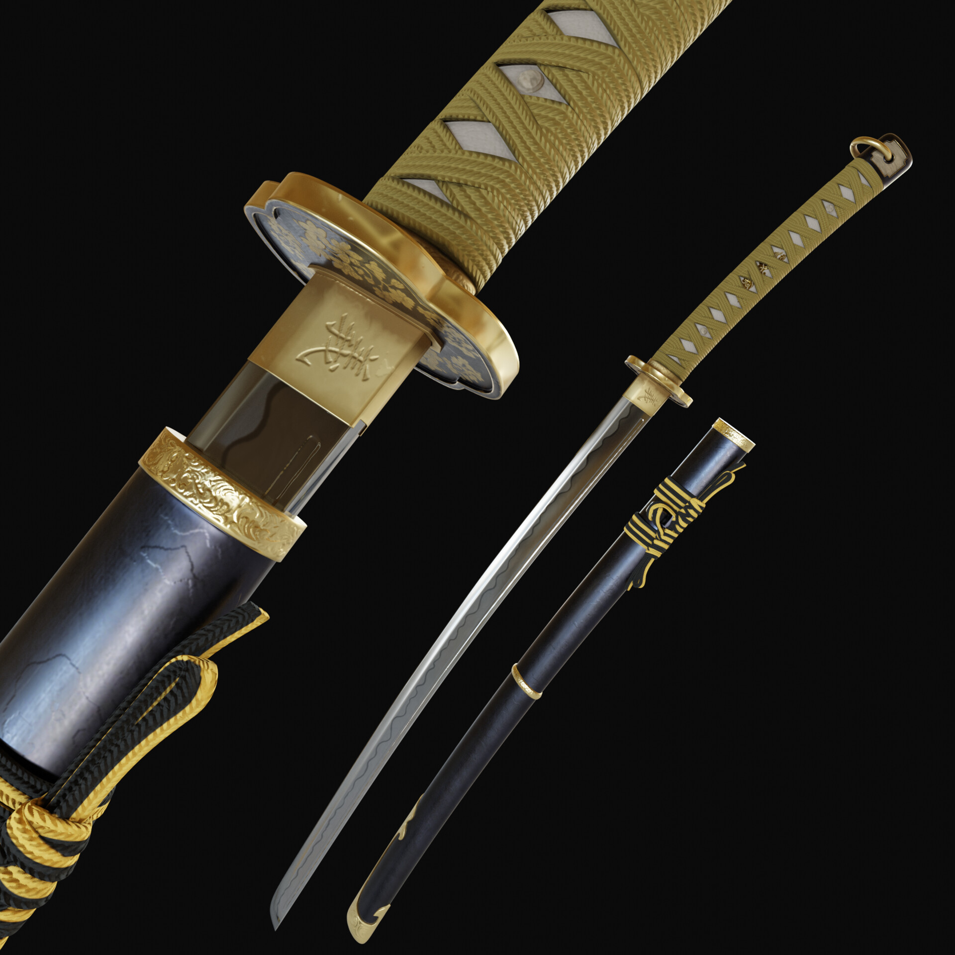 ArtStation - Game ready Katana |義 Justice