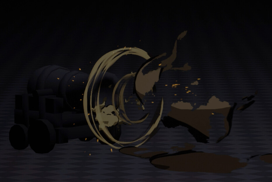 ArtStation - Stylized Cannon Shot