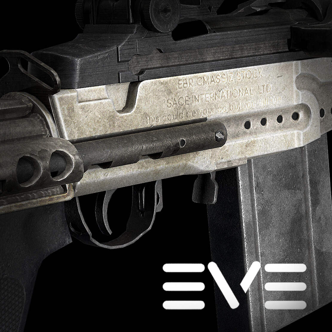 ArtStation - Mk 14 Enhanced Battle Rifle